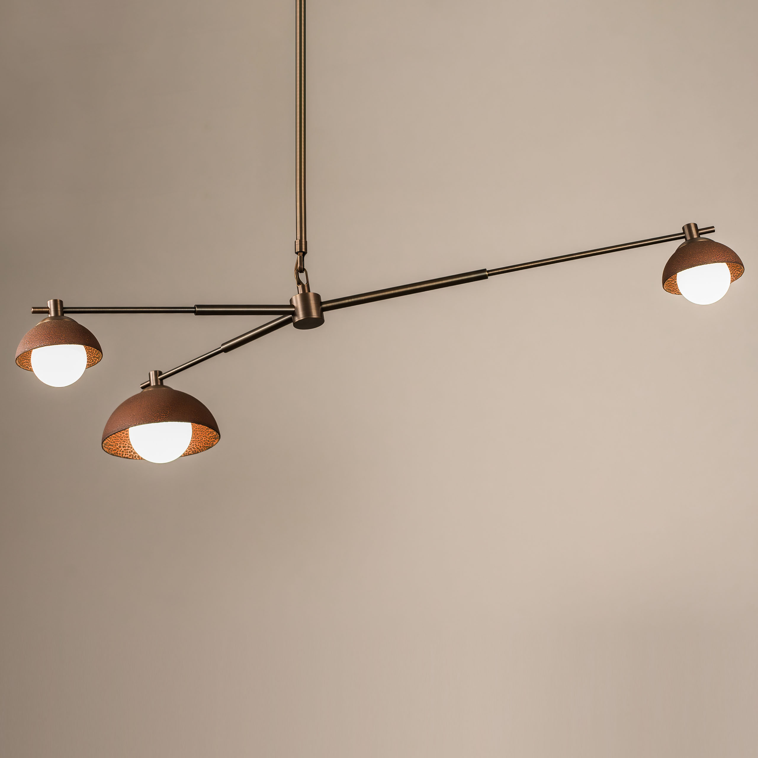 Dixon Three Light Ceiling Fixture - PAX Lighting